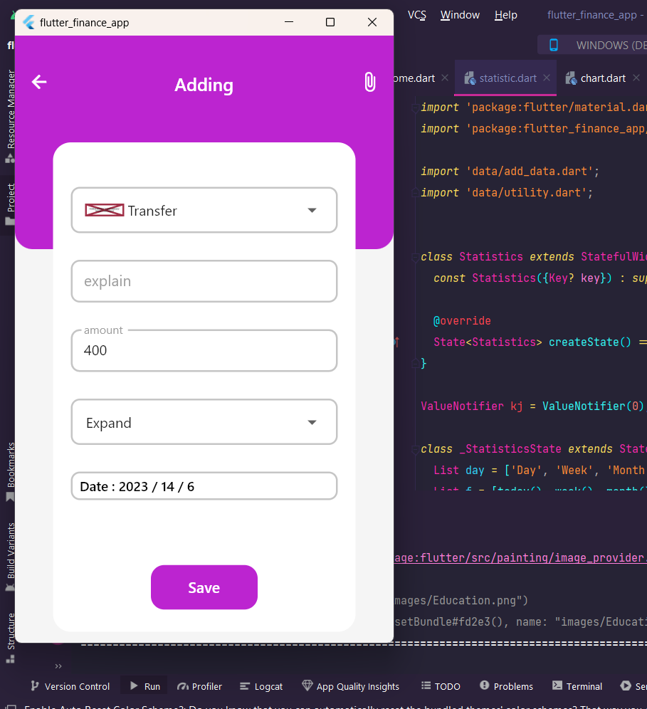 GitHub - nurzhanova2/flutter-finance-app