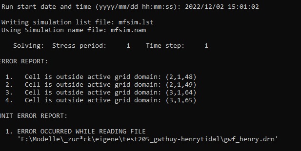 Error Messages By Vsc Package · Issue 1098 · Modflow Usgsmodflow6 · Github