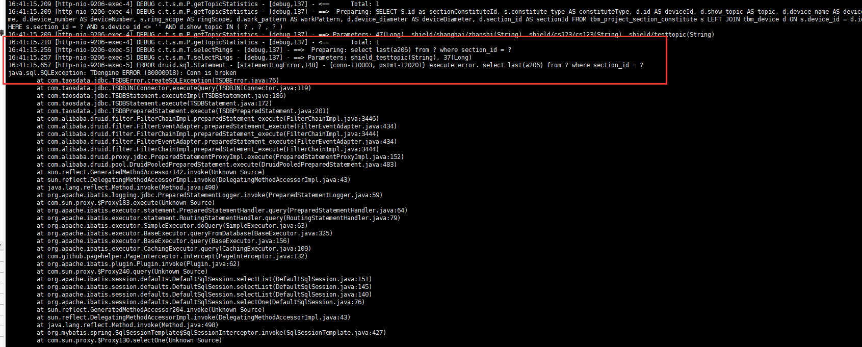 Task Context Not Exist When Using Last Function · Issue 20155 · Taosdatatdengine · Github