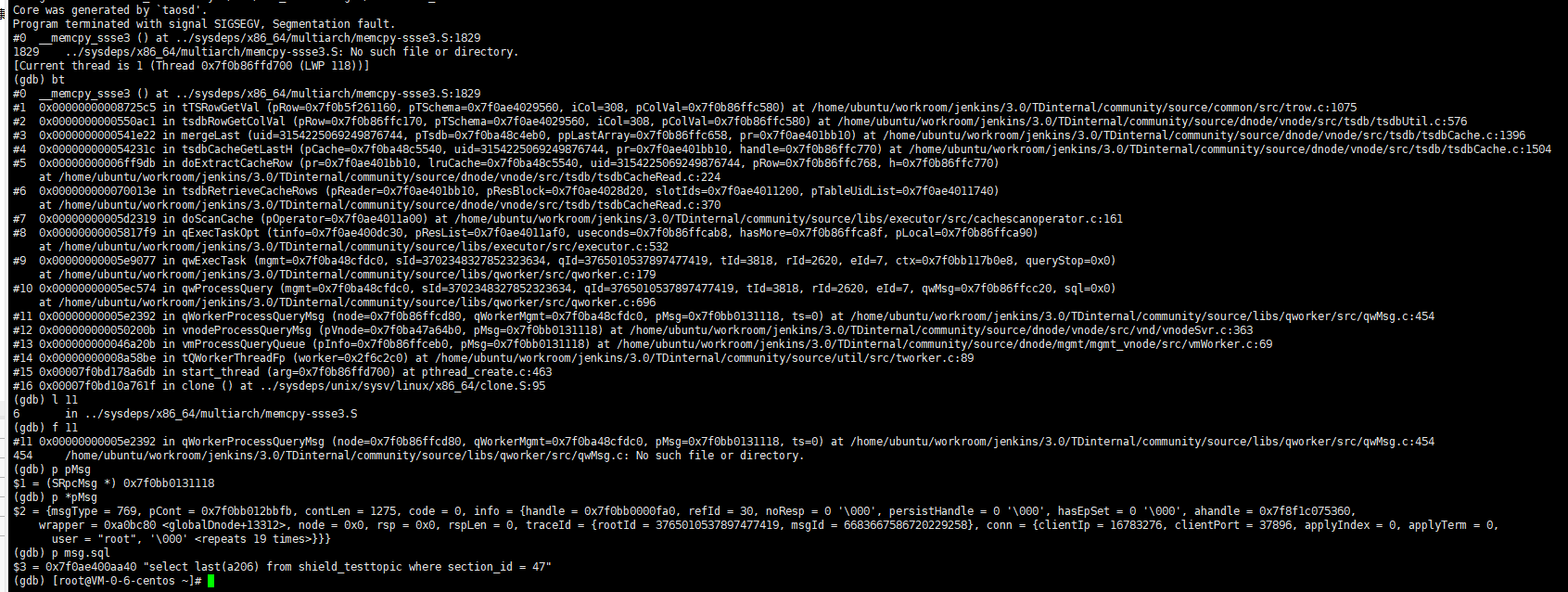 Task Context Not Exist When Using Last Function · Issue 20155 · Taosdatatdengine · Github