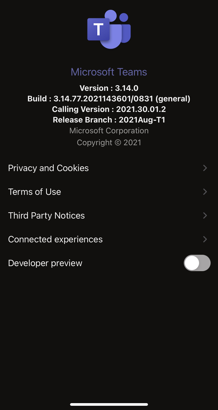 App Build In Spfx Framework And Deployed To Team Is Not Working On Ios From Today · Issue 7311