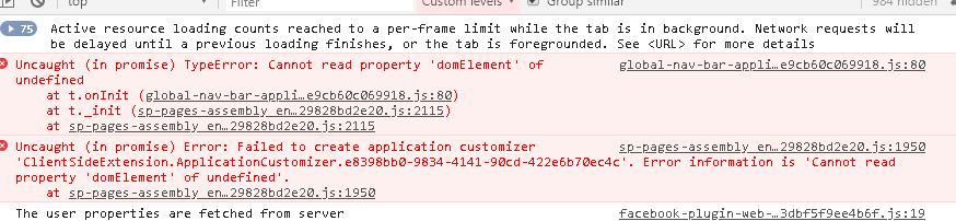 Application Customizer Suddenly Stopped Working On Sitepages · Issue 171 · Pnpsp Dev Fx 2199