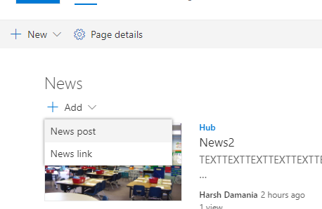 Design or Redirection issue with News Webpart -- add news post · Issue #3244 · SharePoint/sp-dev ...