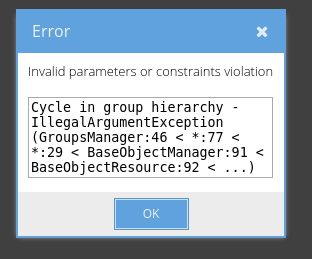 Cycle in group hierarchy - IllegalArgumentException · Issue #4222 · traccar/traccar · GitHub
