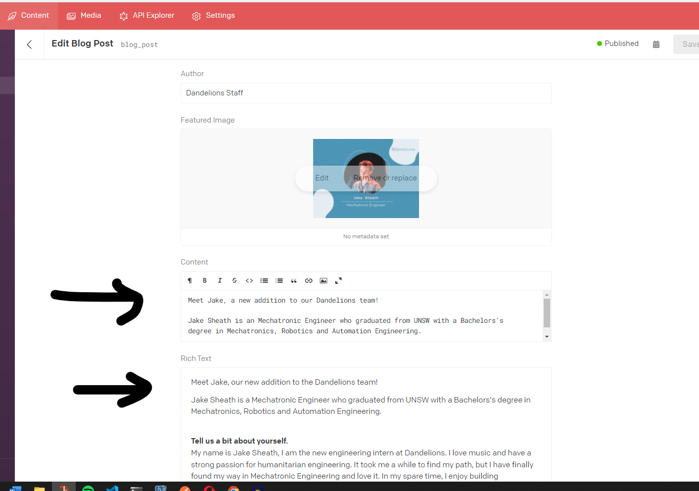 Task 3 - Rich Text vs Content · Issue #117 · Wise-Networking/website ...