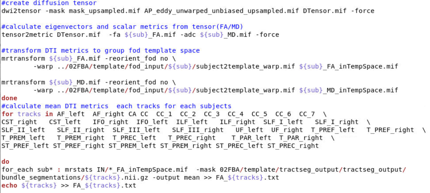 Calculate mean FA of a specific tract · Issue #212 · MIC-DKFZ/TractSeg · GitHub