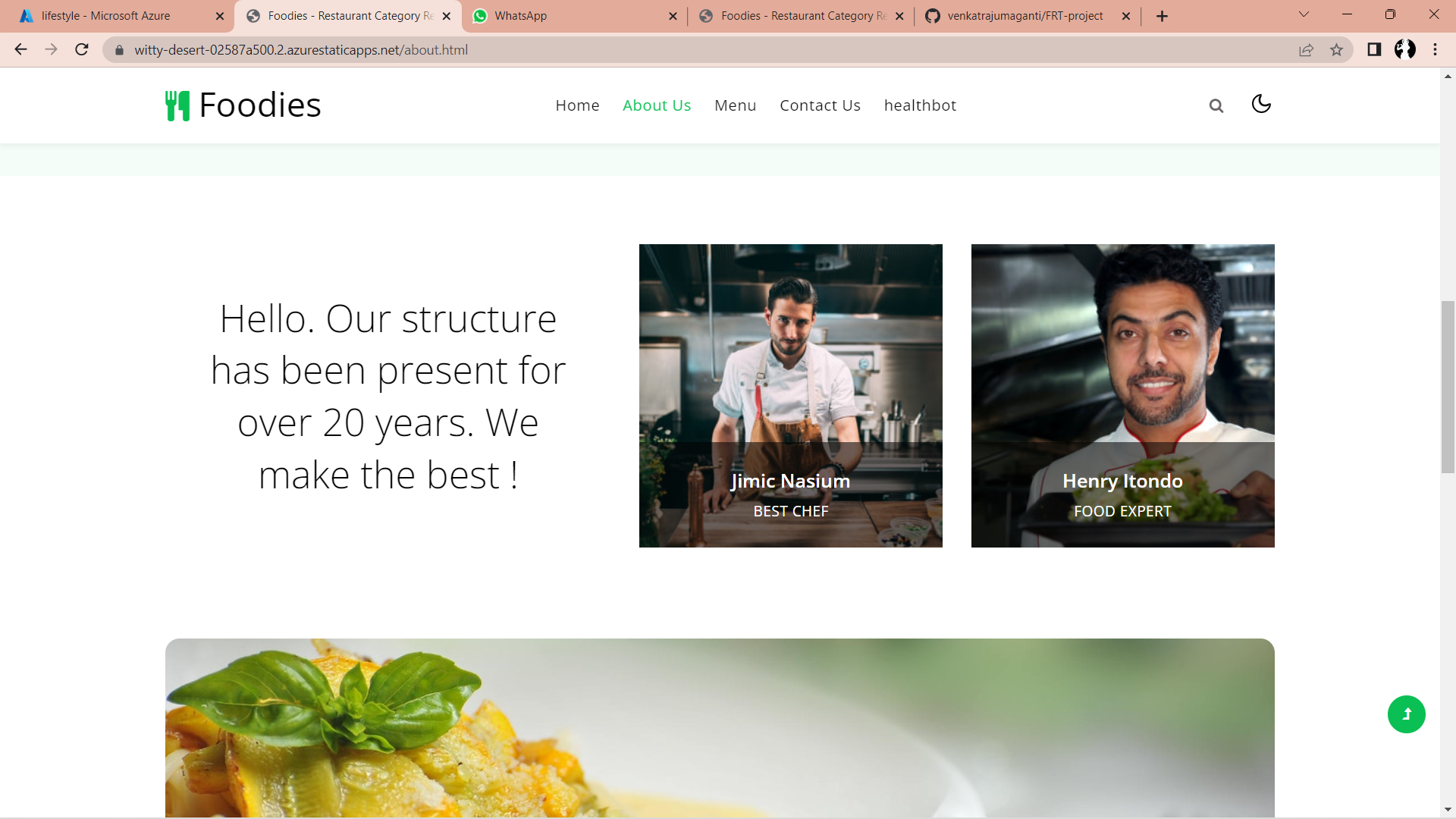 GitHub - venkatrajumaganti/FRT-project
