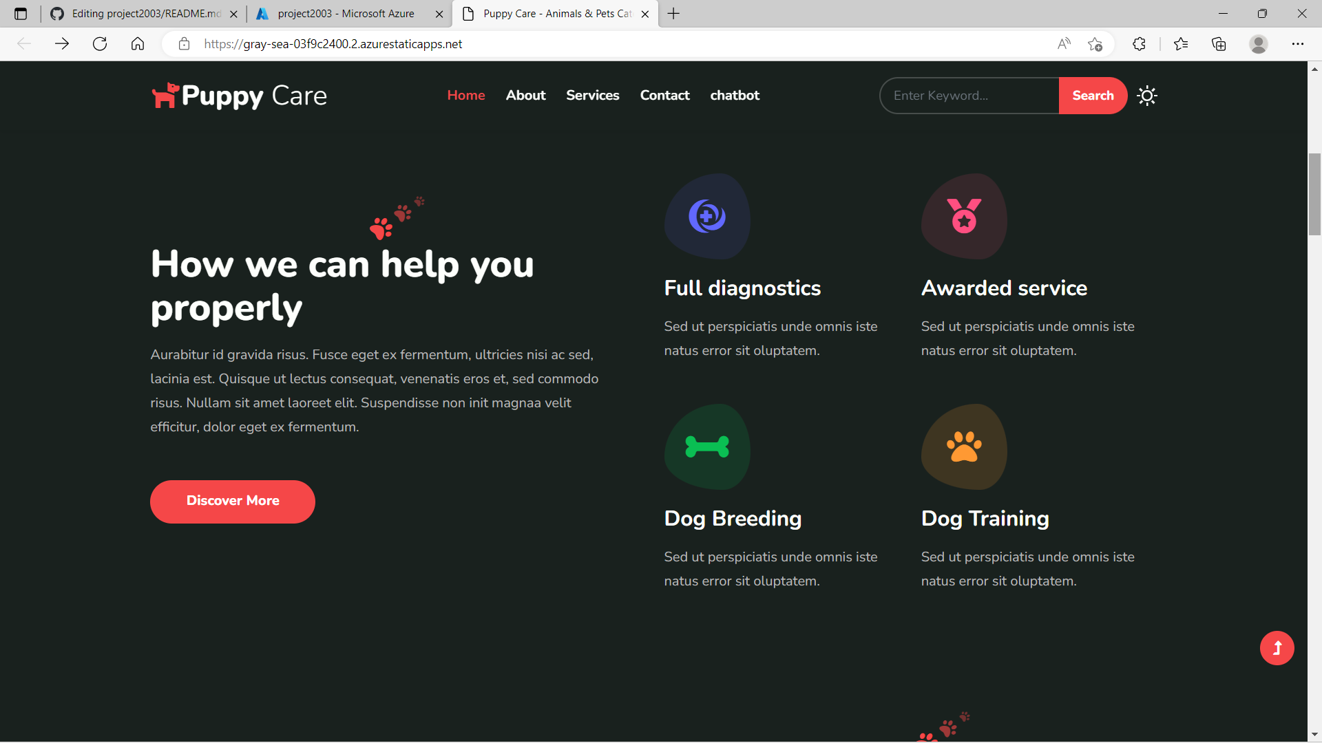 GitHub - Palaniteja/project2003