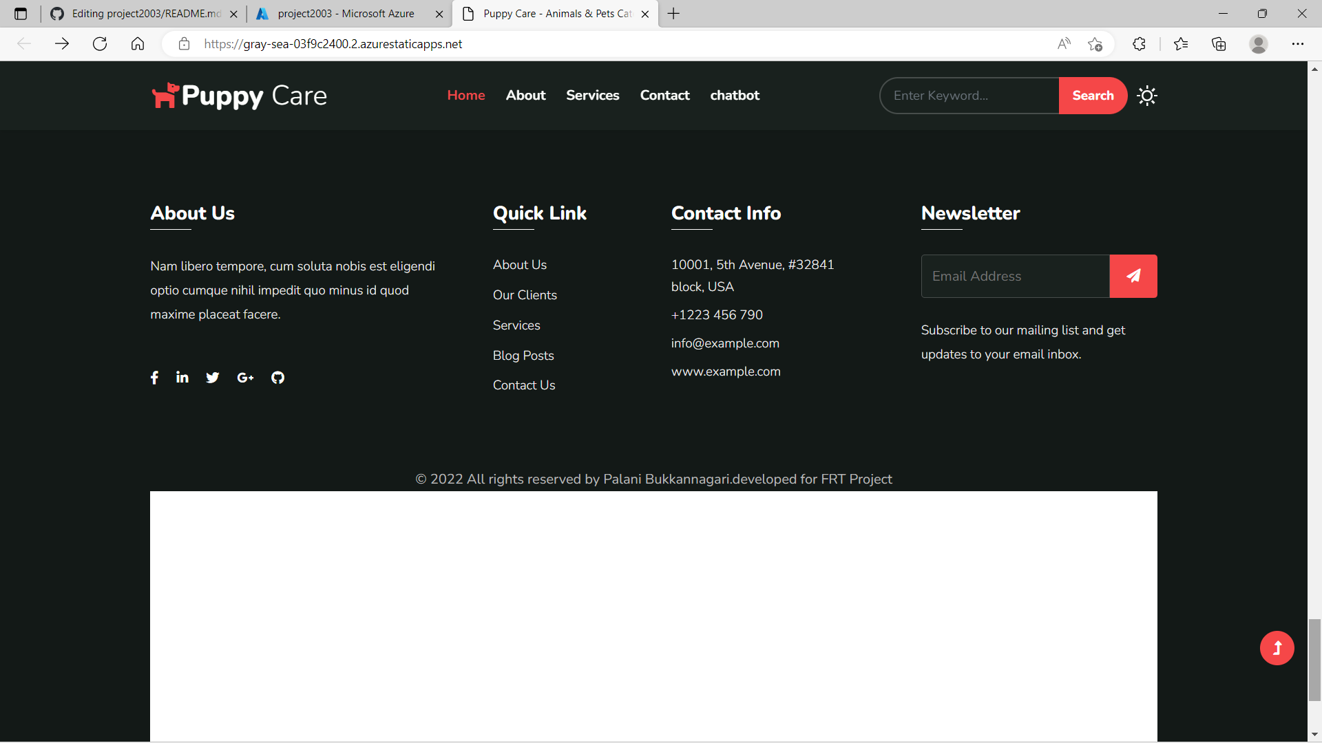 GitHub - Palaniteja/project2003