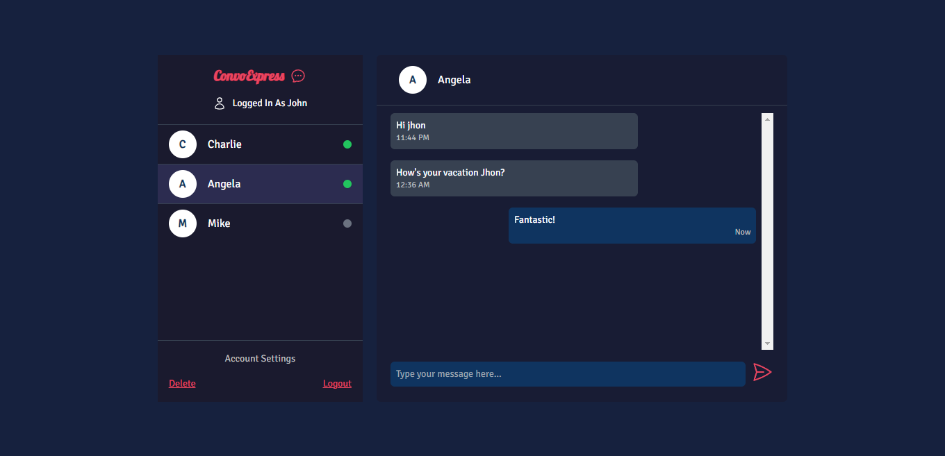 GitHub - kujerocoding/convoexpress-chat-app