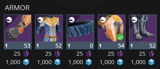 Collections Blue Check missing from vendor armor · Issue #9930 ...