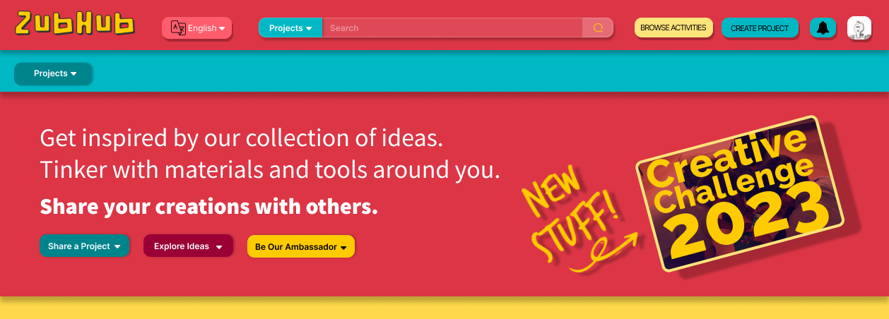 Improved ZubHub's Header Tab and Hero tab · Issue #600 · unstructuredstudio/zubhub · GitHub