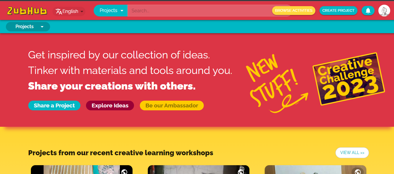Improved ZubHub's Header Tab and Hero tab · Issue #600 · unstructuredstudio/zubhub · GitHub