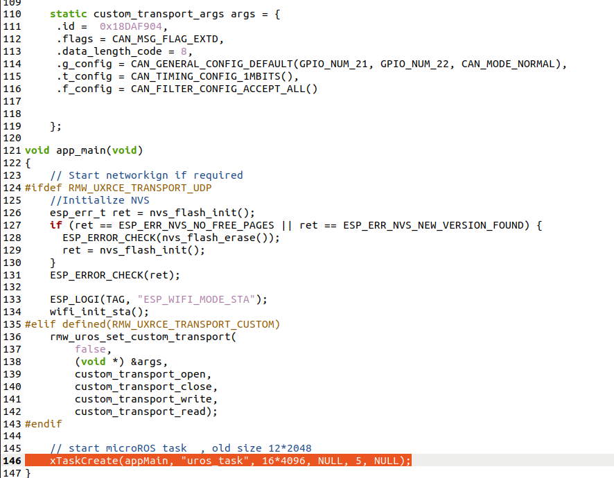 Facing issues in Custom Transport "CAN-ISOTP" · Issue #608 · micro-ROS ...