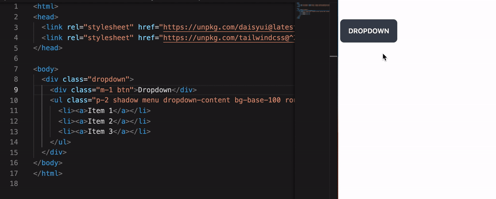 Dropdown Doesn't Seem to Work · Issue #320 · saadeghi/daisyui · GitHub