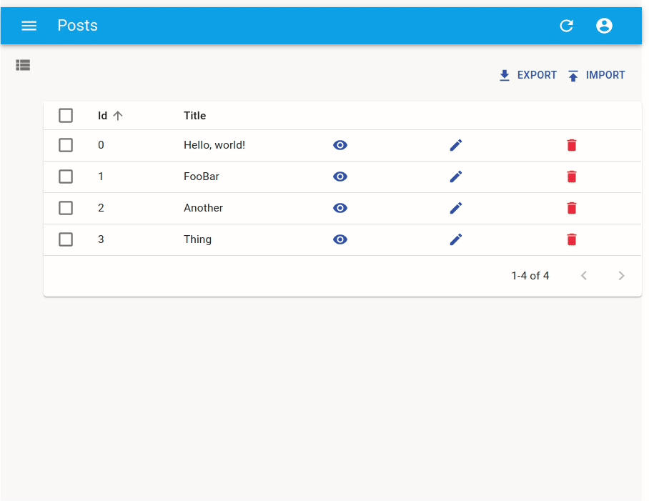 GitHub Benwinding react admin import csv A Csv File Import Button 