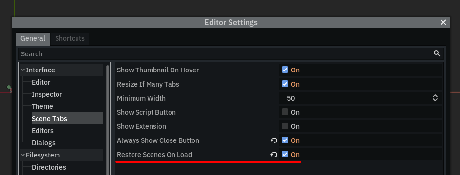 Remember the scenes opened the last time Godot was closed · Issue #3622 ...