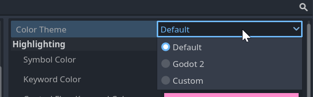 Most code editor themes in Godot 4+ make the text unreadable · Issue #78724 · godotengine/godot ...