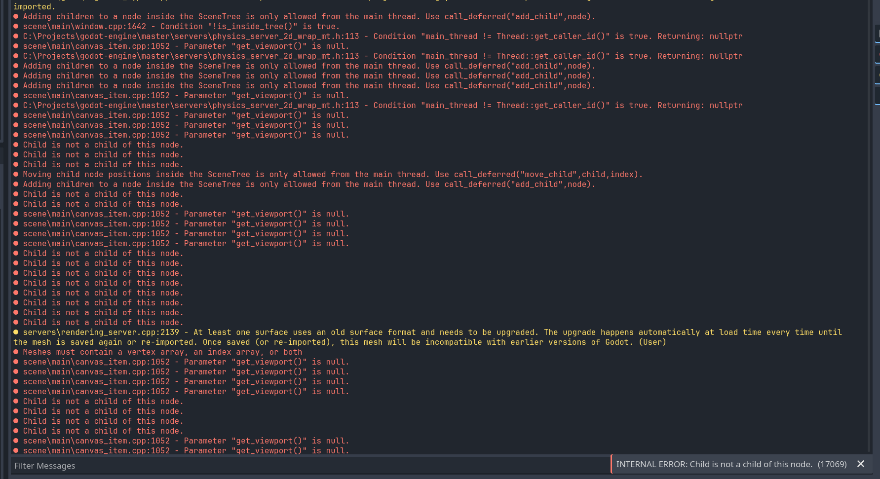 Sporadic threading issues in the physics server · Issue #85217 · godotengine/godot · GitHub