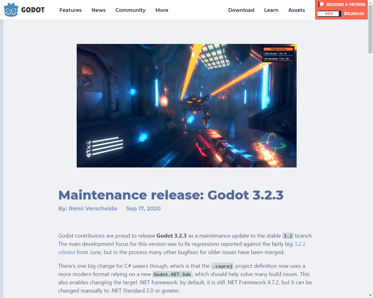 Blog post banners became smaller · Issue #177 · godotengine/godot-website · GitHub