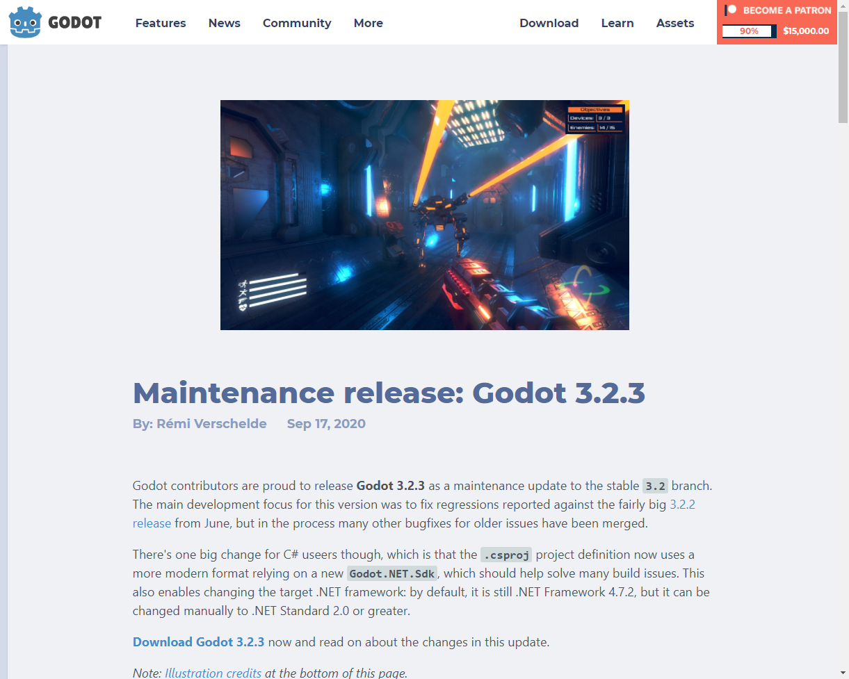 Blog post banners became smaller · Issue #177 · godotengine/godot-website · GitHub