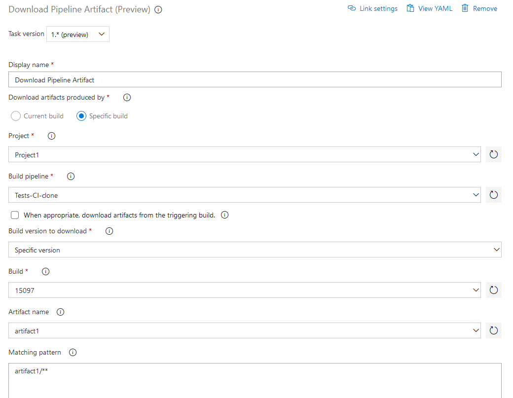 Download Pipeline Artifact - wrong match pattern · Issue #10197 · microsoft/azure-pipelines ...