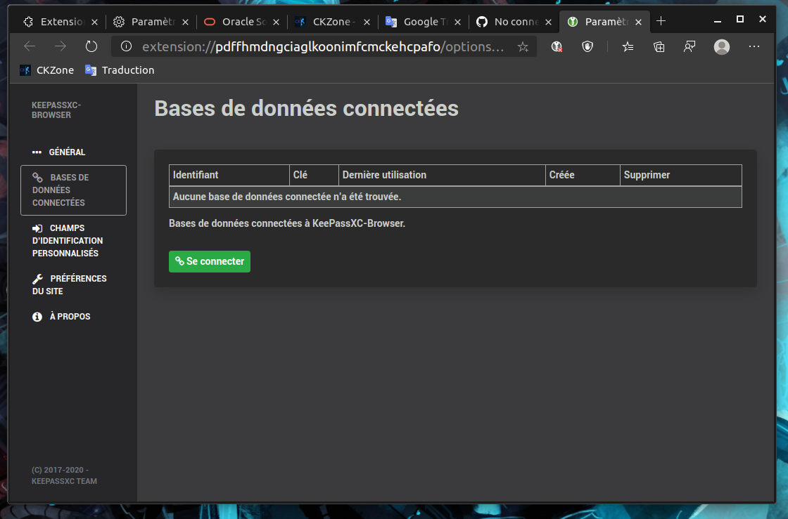 No Connected Database Was Found · Issue 1062 · Keepassxrebootkeepassxc Browser · Github
