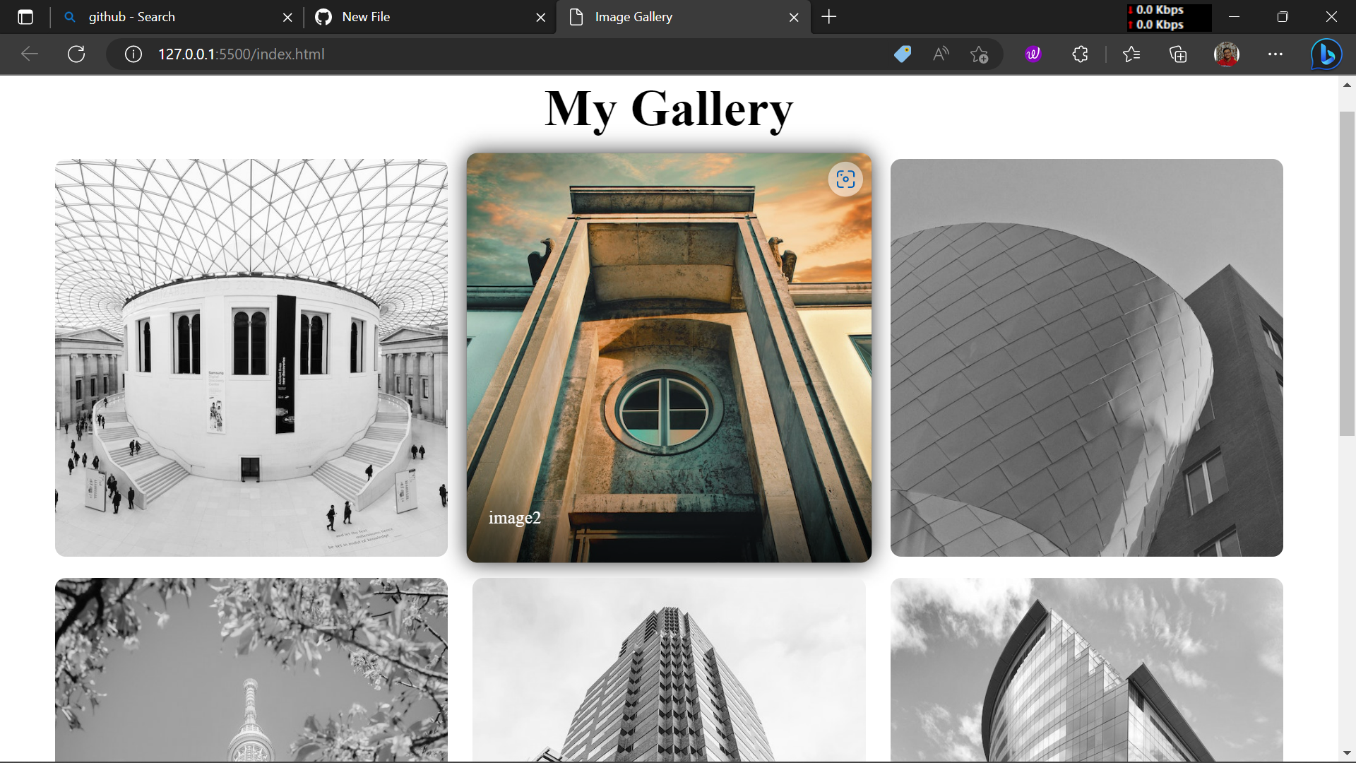 GitHub - sahil01rastogi/Image_gallery