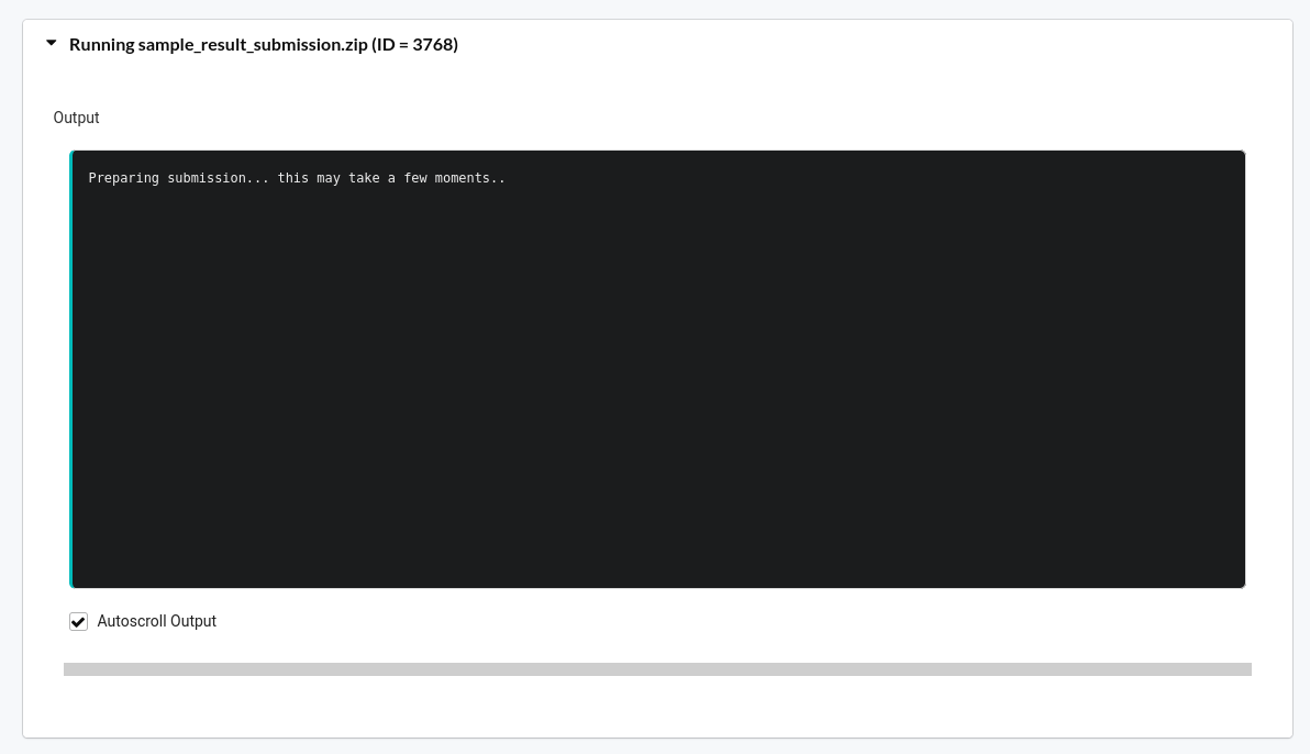 Submission doesn't appear after processing · Issue #682 · codalab/codabench · GitHub
