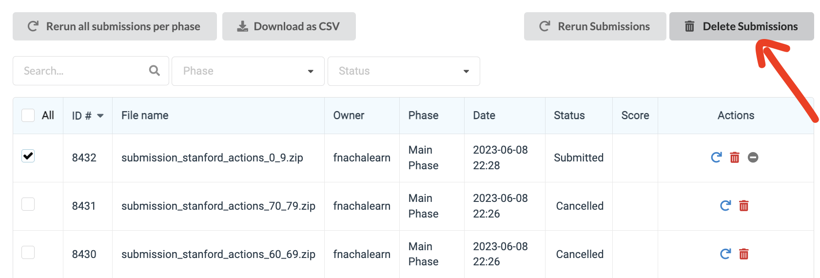 Could not delete competition · Issue #921 · codalab/codabench · GitHub