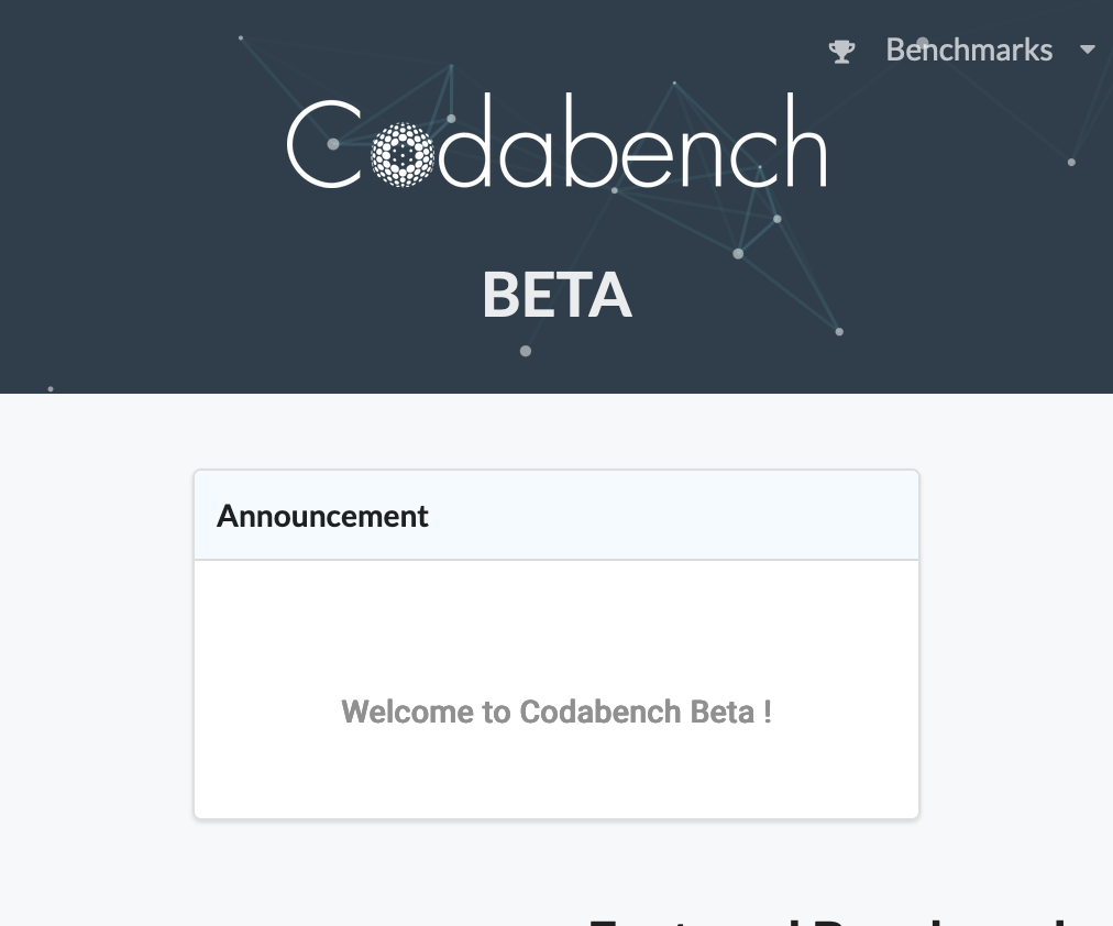 Remove the "BETA" mention · Issue #922 · codalab/codabench · GitHub