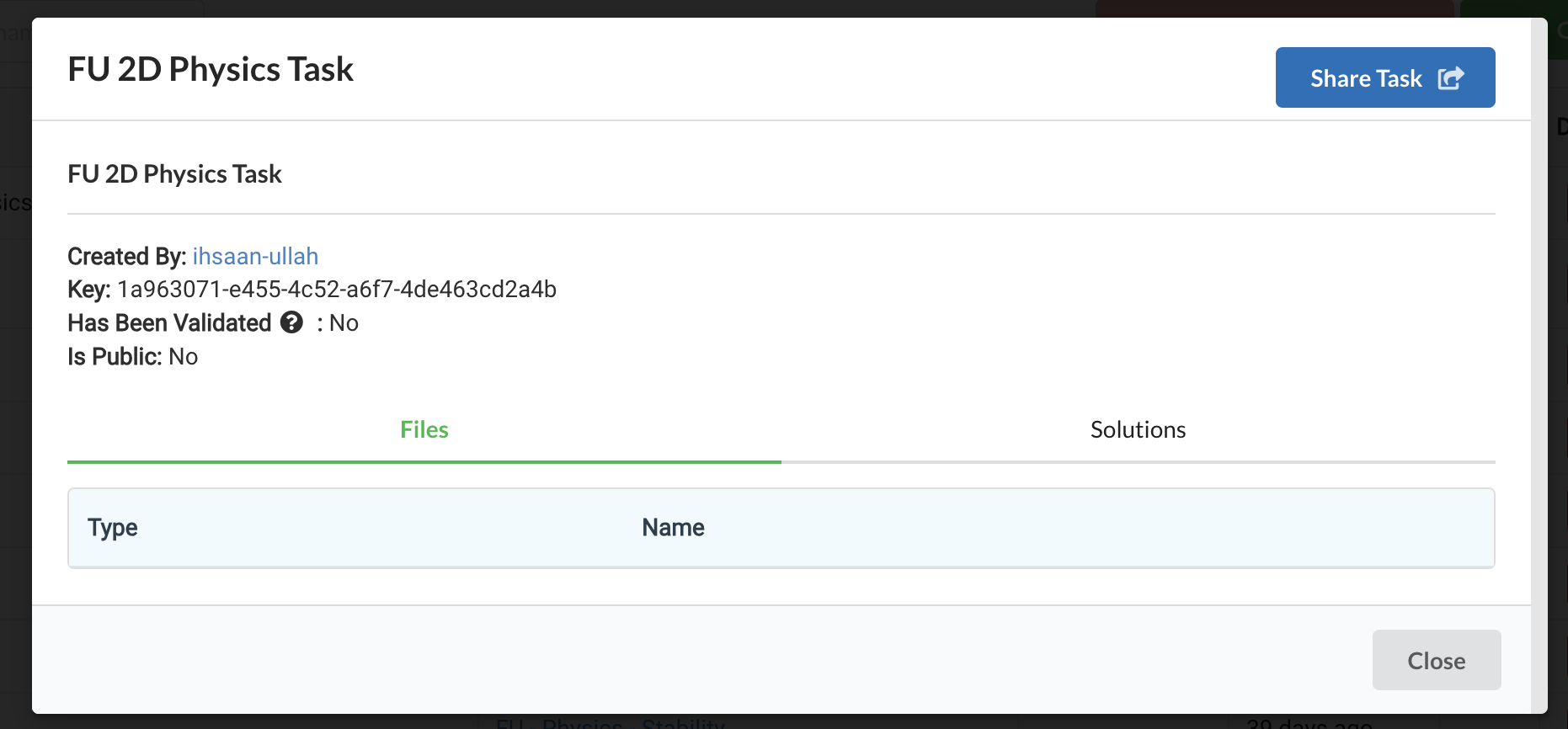 Edit Task and Task Validation · Issue #1078 · codalab/codabench · GitHub