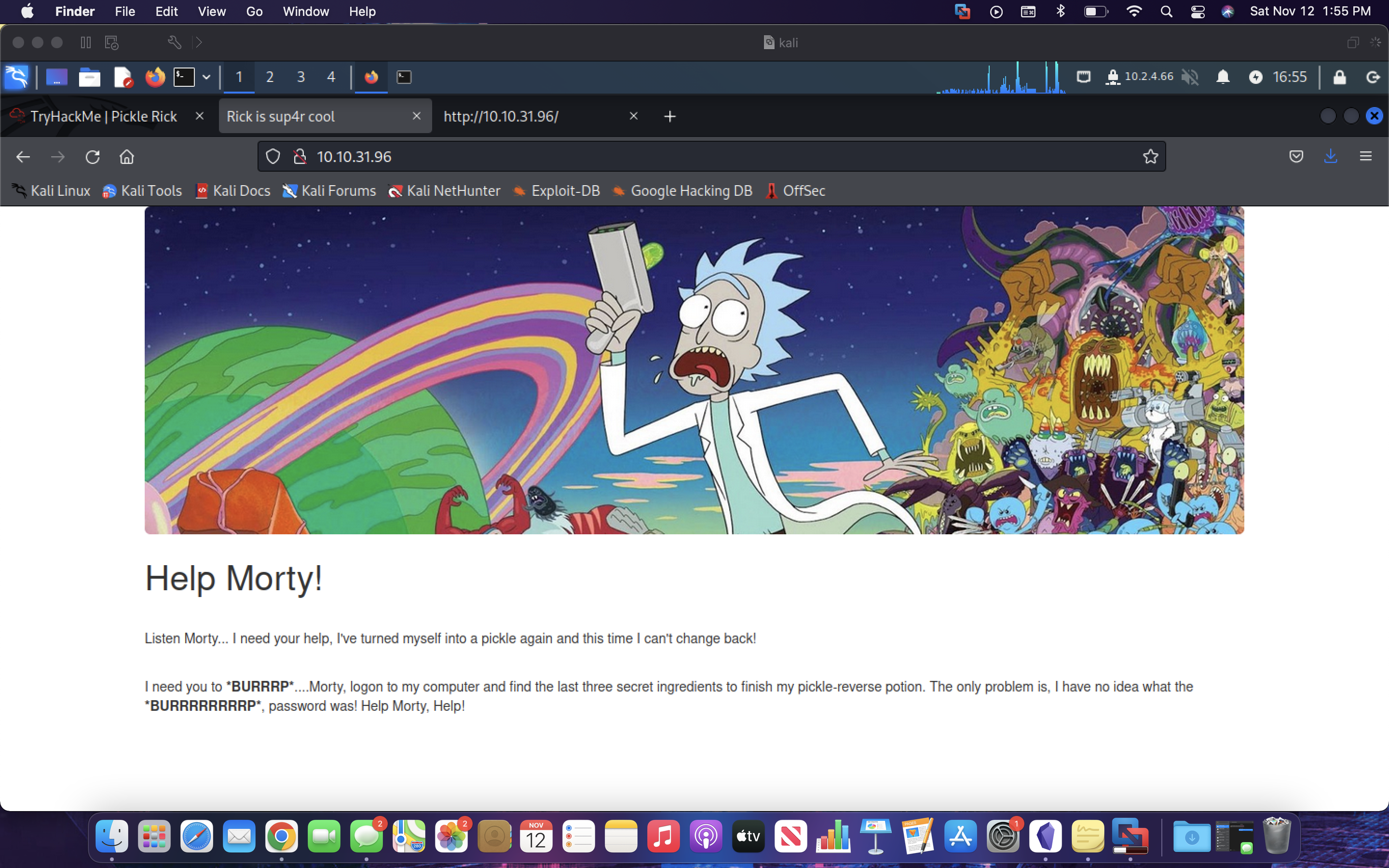 GitHub - riomoleta/TryHackMe-Picklerick-CTF: This is a simple, fun, and beginner CTF. This is ...
