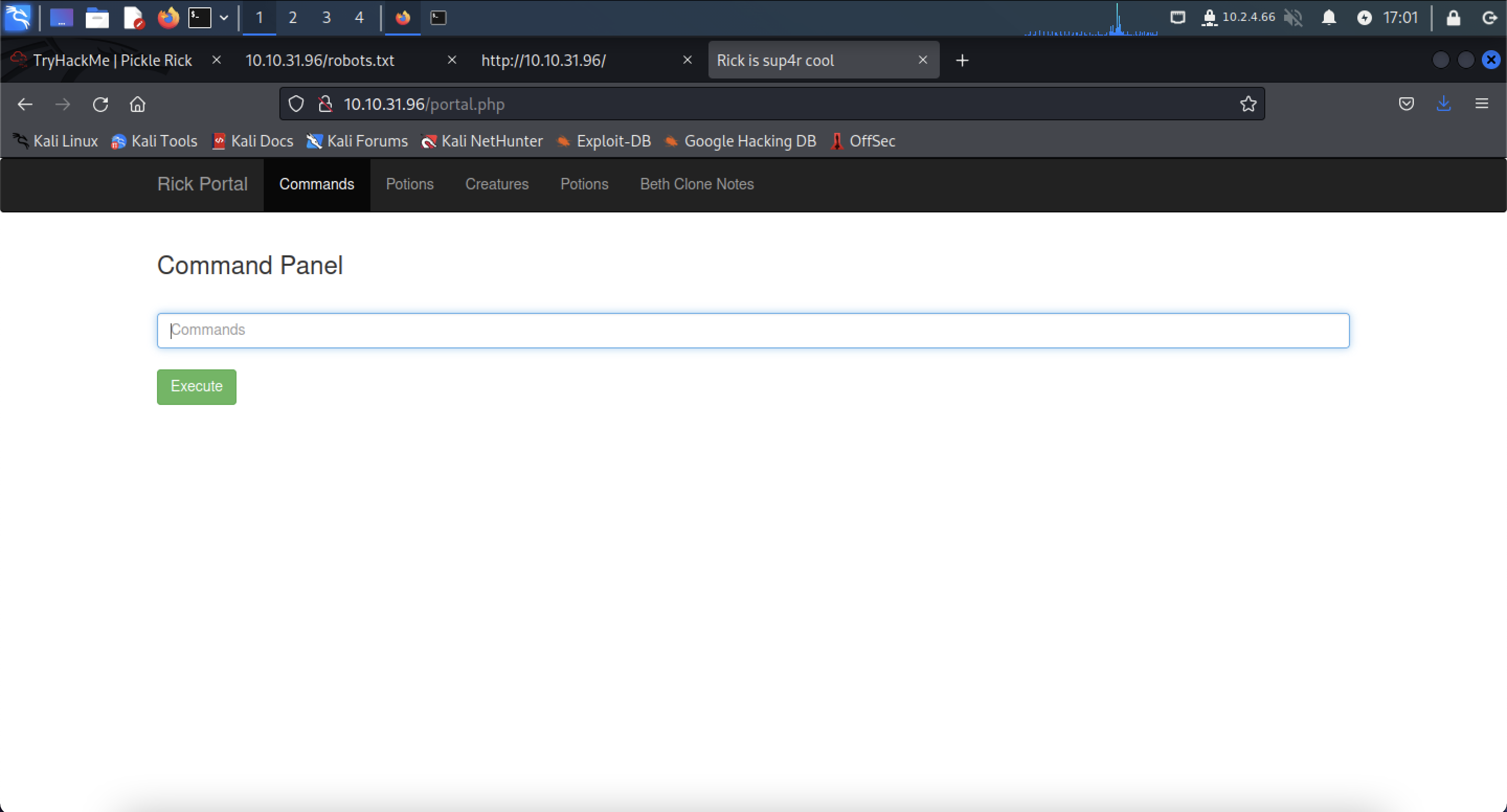 GitHub - riomoleta/TryHackMe-Picklerick-CTF: This is a simple, fun, and beginner CTF. This is ...