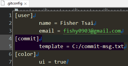 The setting of "commit font" is not applied when using git commit ...