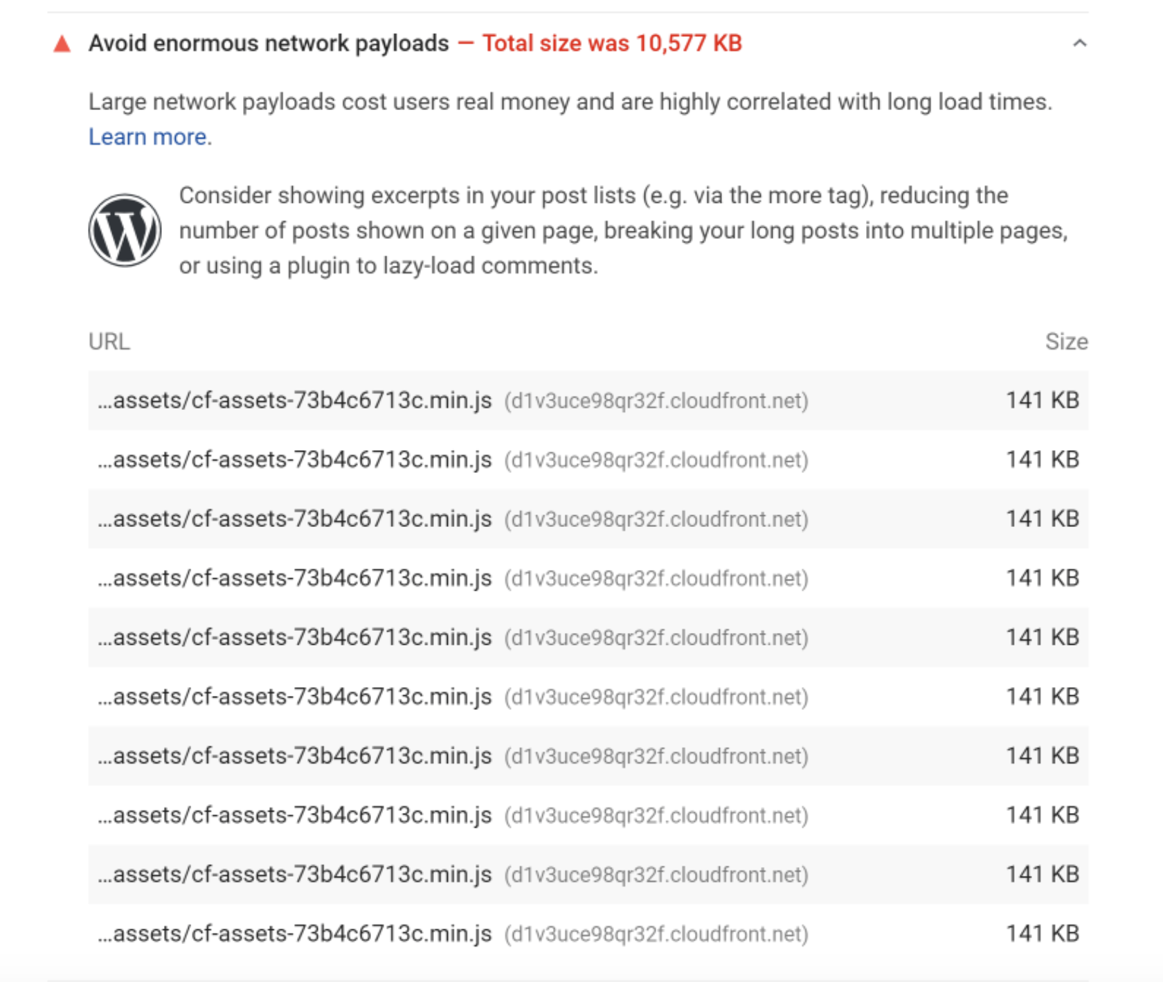 PageSpeed Insights showing as same resource(file) loaded multiple times · Issue #8990 ...