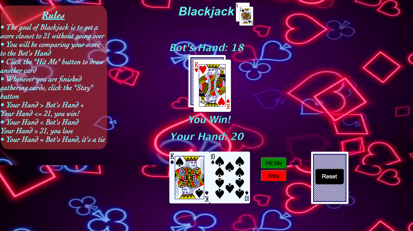 GitHub - chrisskat/blackjack