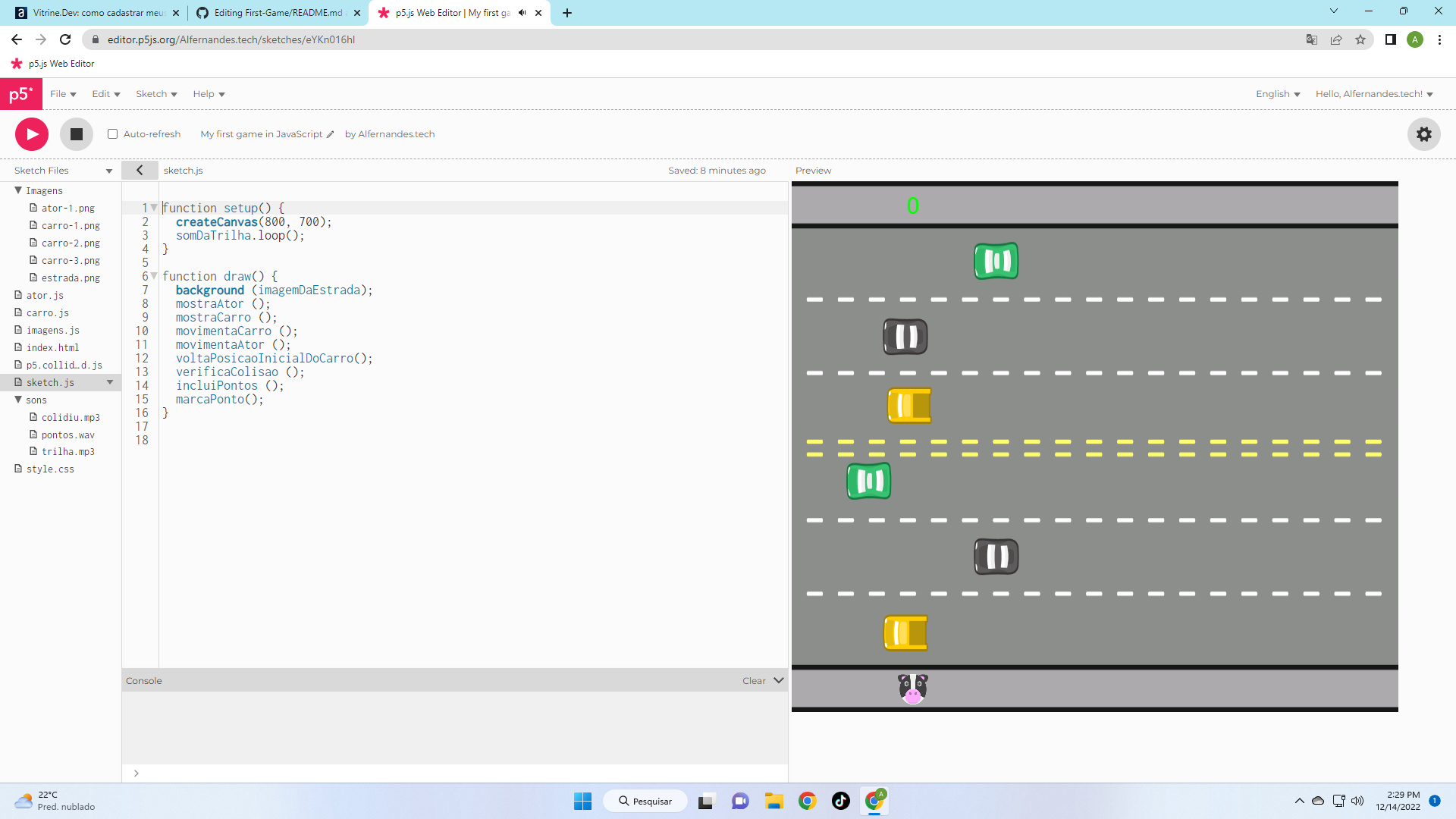 Github Alfernandes Techfirst Game Meu Primeiro Jogo Criado Javascript Que Eu Aprendinaalura 
