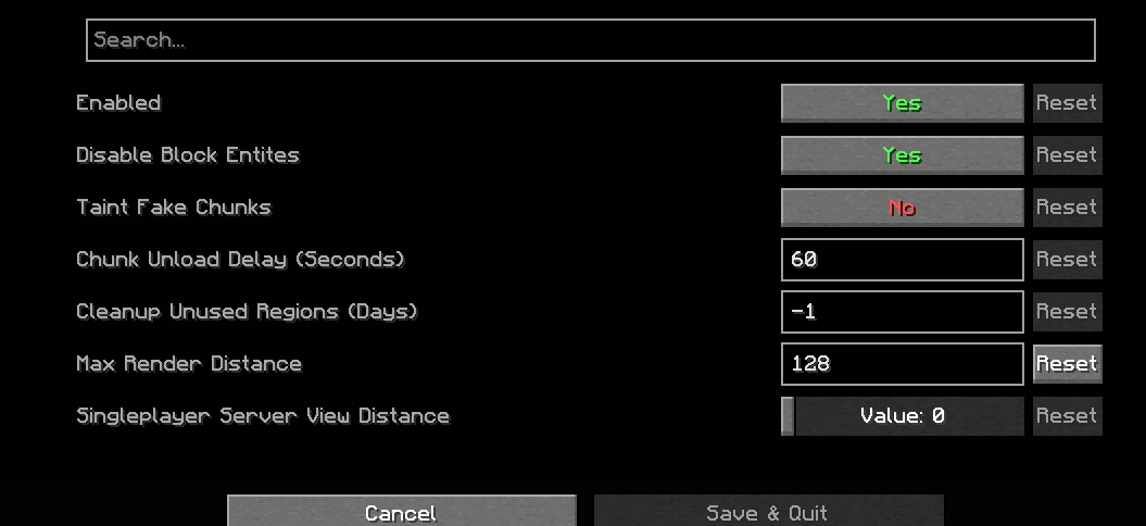 I can's seem to make bobby work on my world, i set 128 chunks but it ...