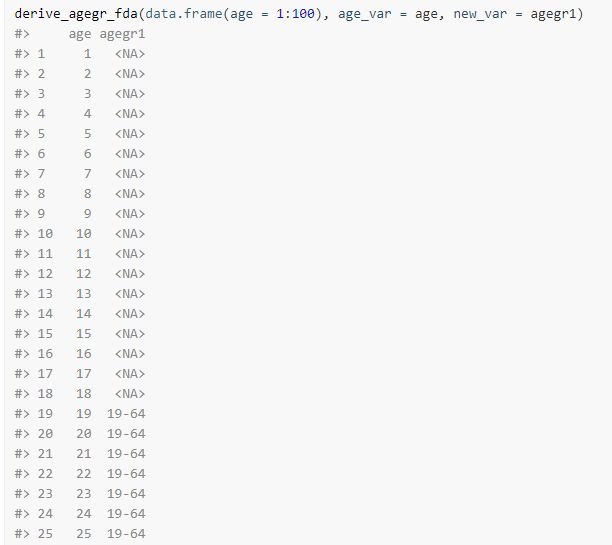 Under 18 age group set to `NA` when using `derive_agegr_fda()` · Issue ...