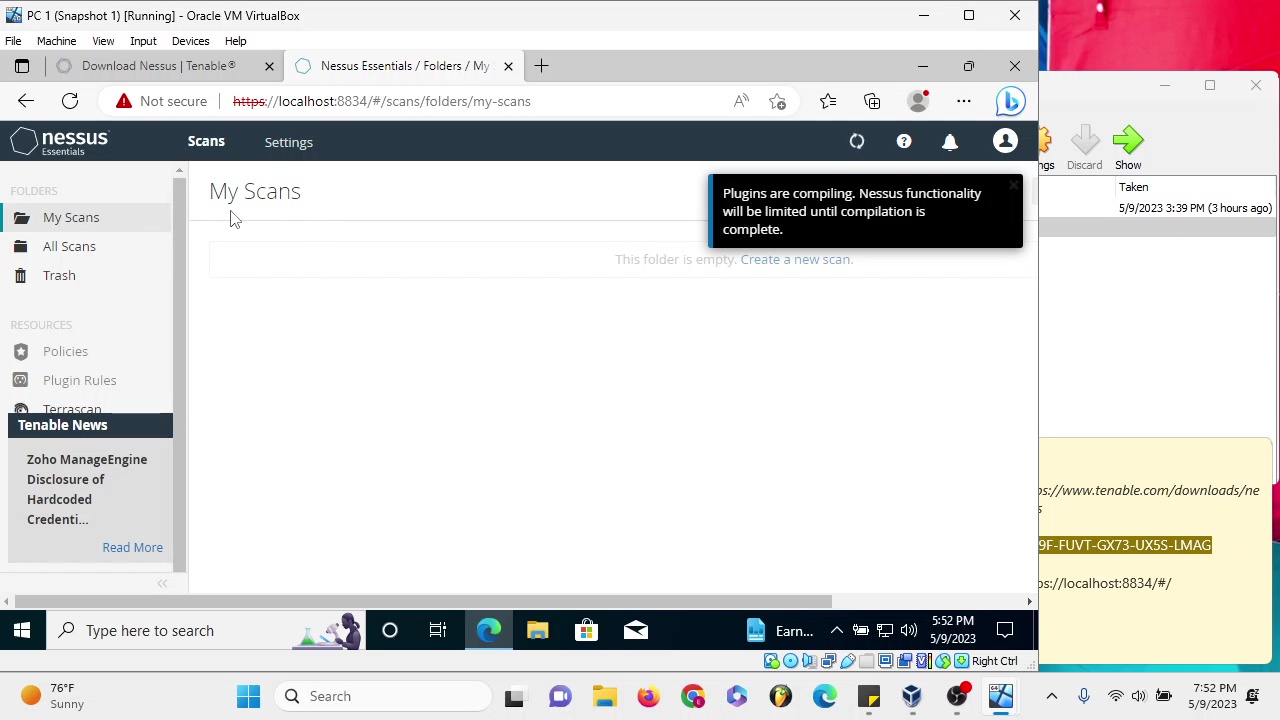 Nessus Essentials Lab: Vulnerability Management
