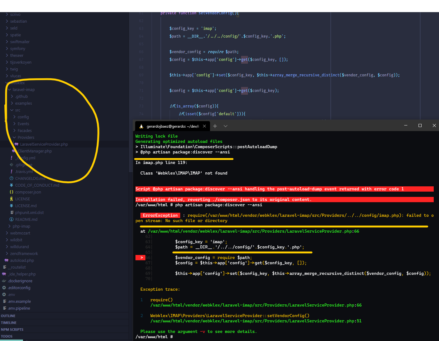 Wrong Path To Config Directory In V2 Service Provider · Issue 336 · Webklex Laravel Imap · Github