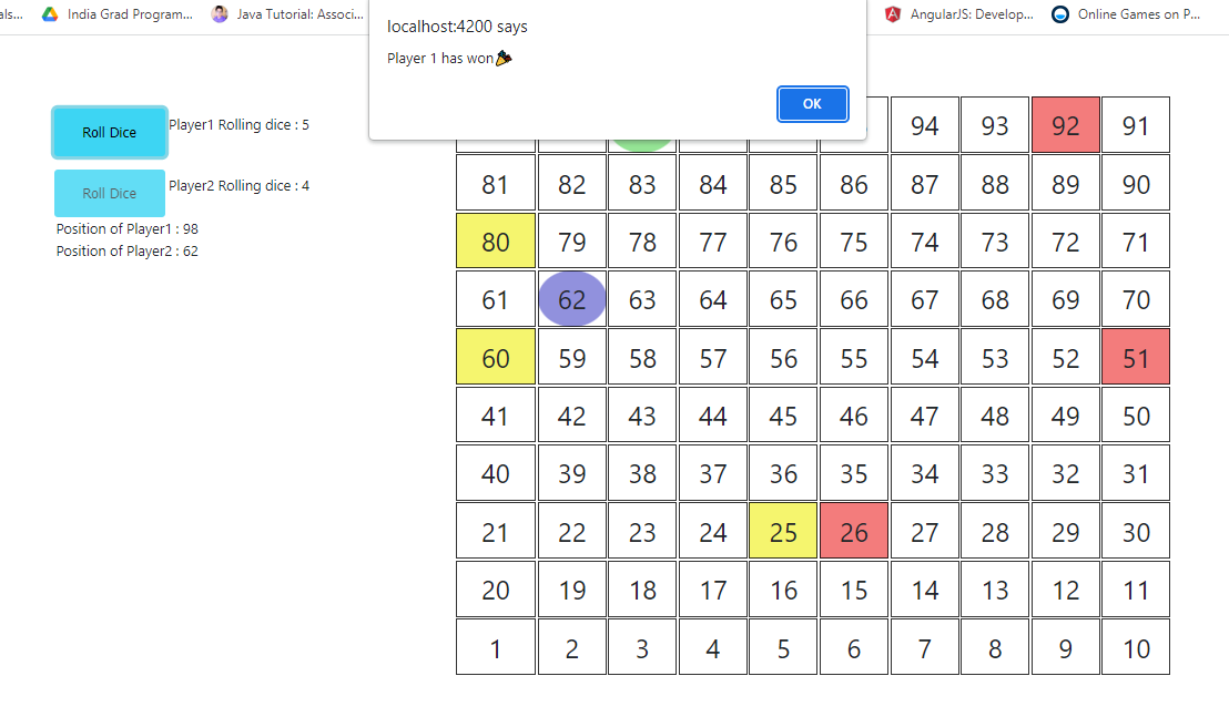 GitHub - swastikaAccolite/Snake-Ladder
