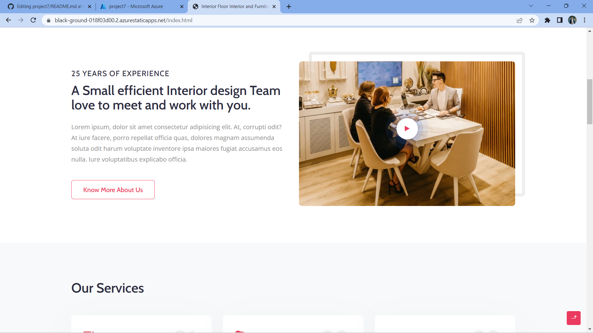 GitHub - Rohitha1112/project7
