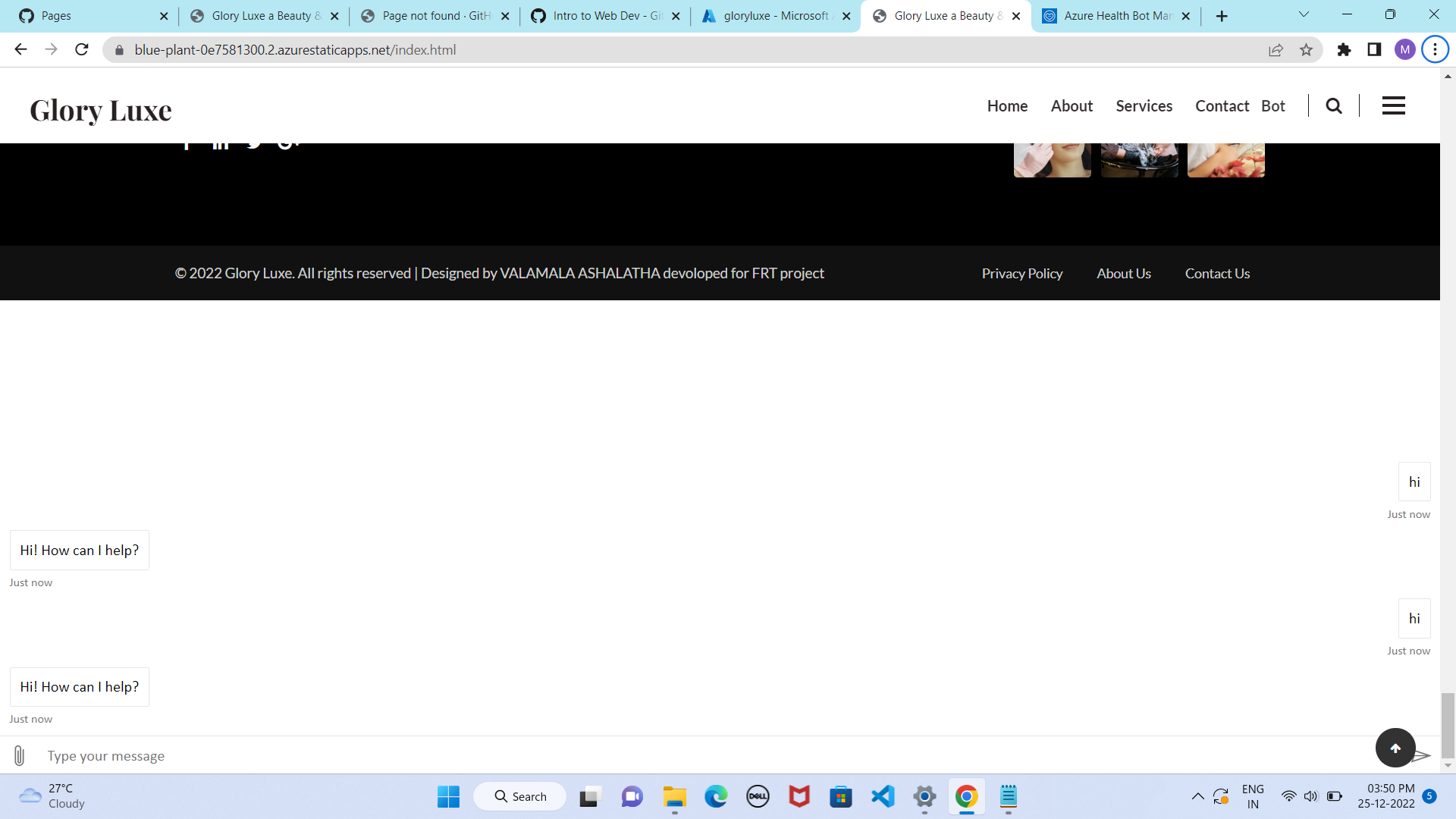 GitHub - Vashalatha/Glory-luxe