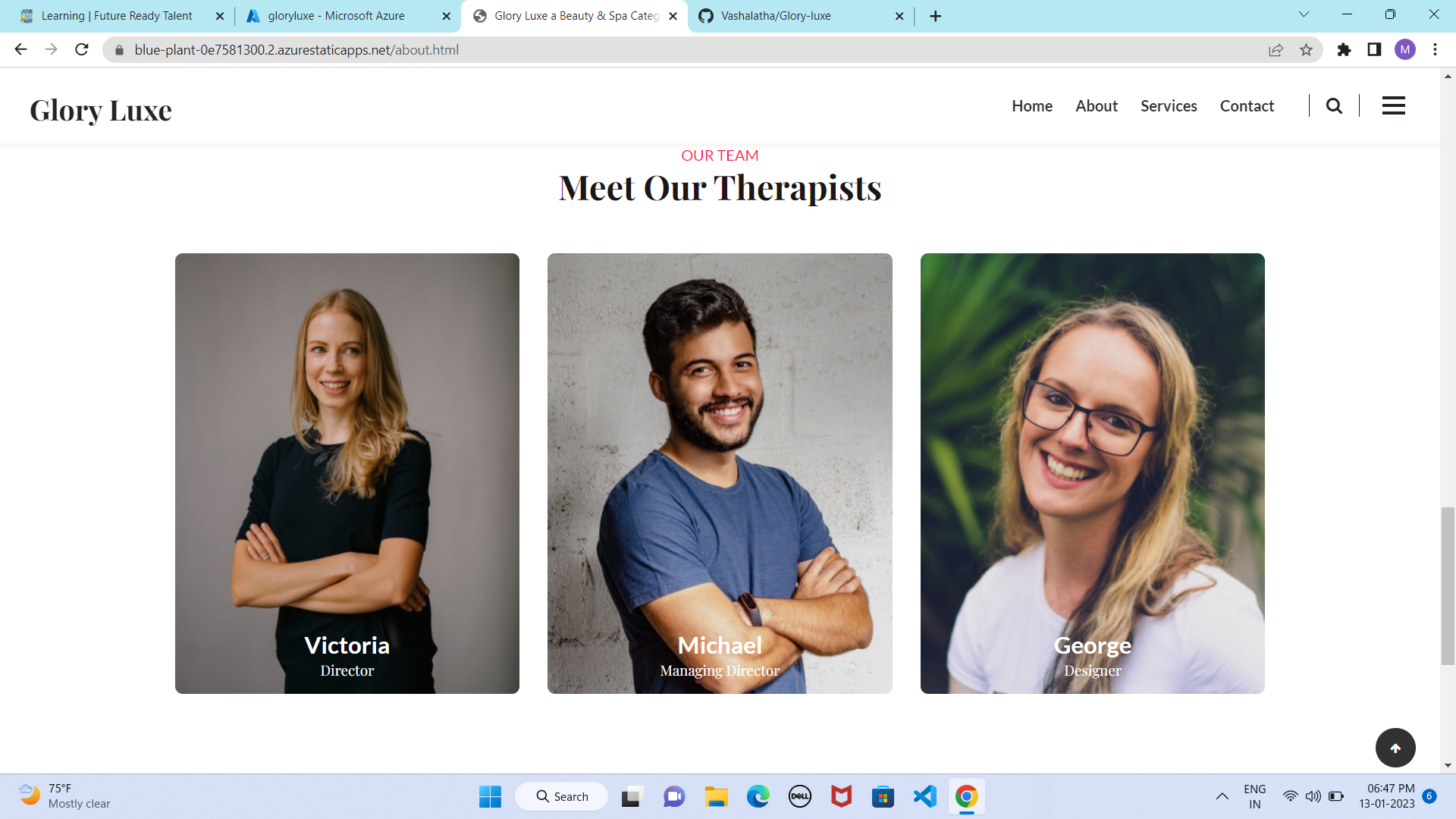 GitHub - Vashalatha/Glory-luxe