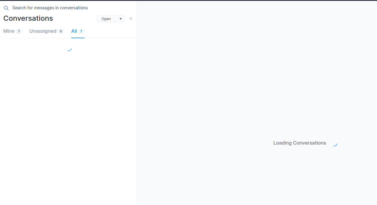 Conversations are not loading · Issue #5835 · chatwoot/chatwoot · GitHub