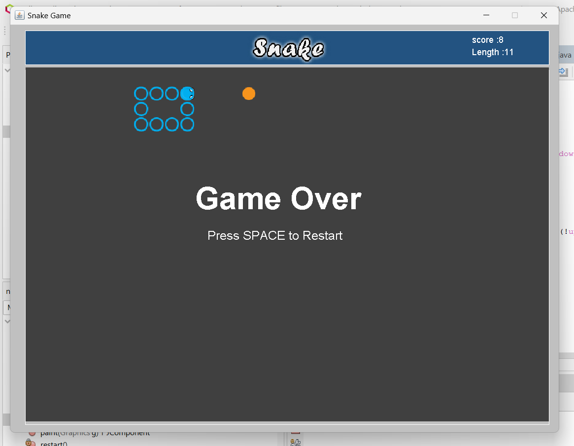 GitHub - kingstarRaj/GAMEPOINT: This is a classic Snake 🐉 game implemented in Java using the ...