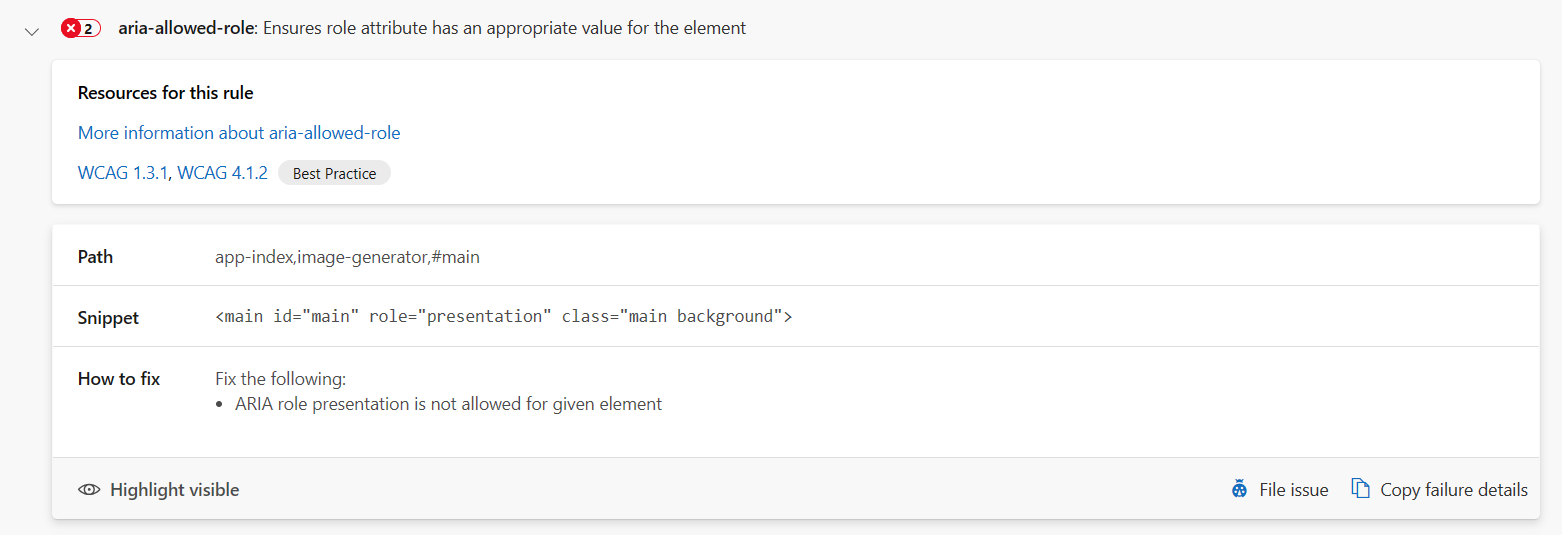 Pwa Builder Blog Ensures Role Attribute Has An Appropriate Value For 