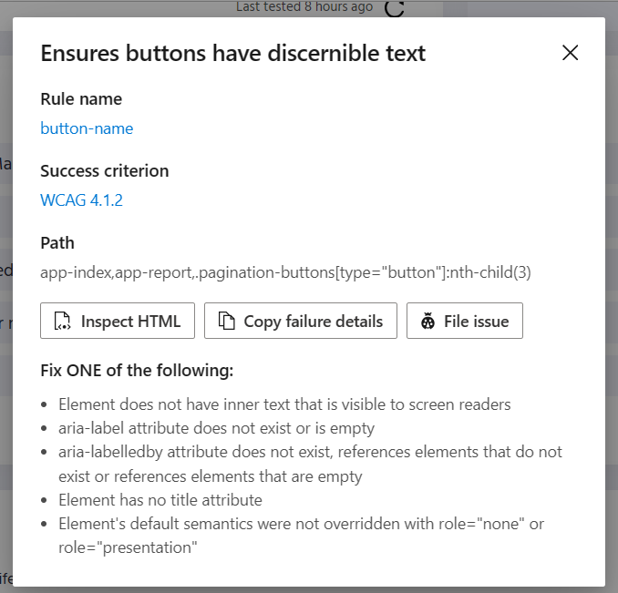 [PWA Builder]: No discernible texts are defined for the next and previous buttons. · Issue #4233 ...
